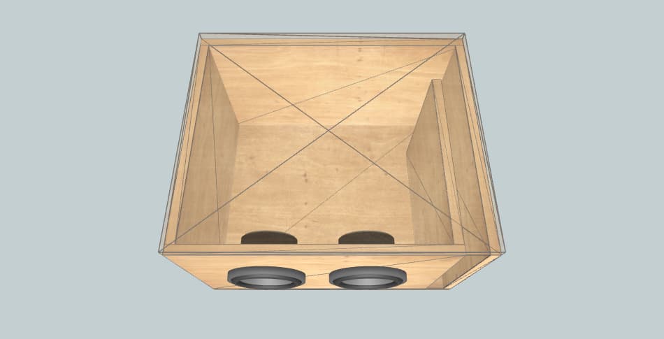 Subwoofer Box Ground Zero Ground Zero GZIW 165X-II | Ported Box | Slot